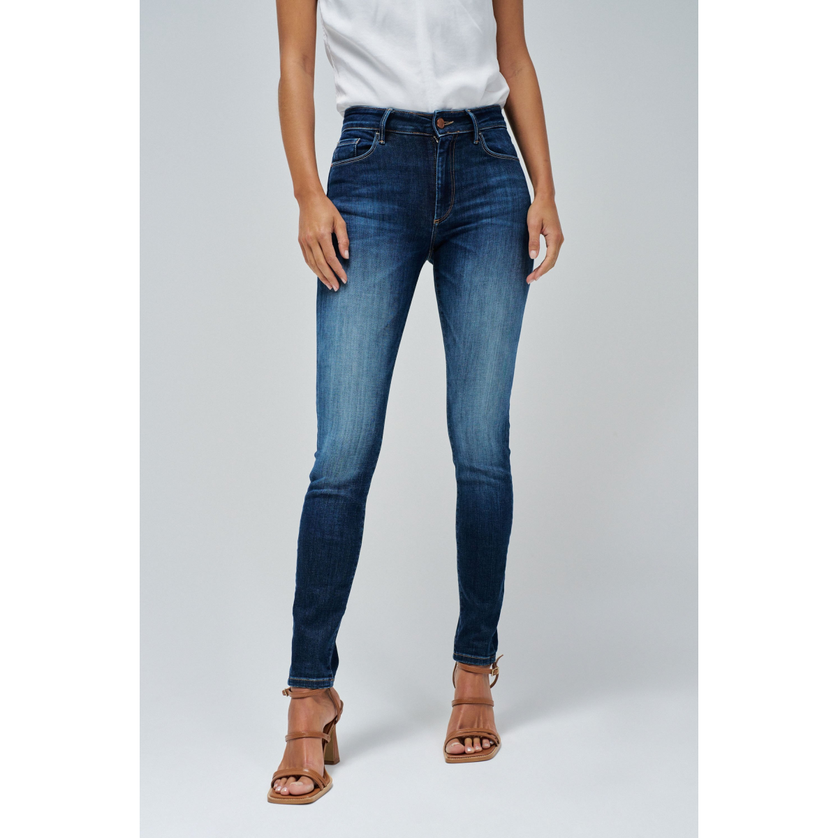 Push Up Modellante Salsa Skinny Destiny Push UP Jeans Donna - Modello Cotone Elasticizzato ...